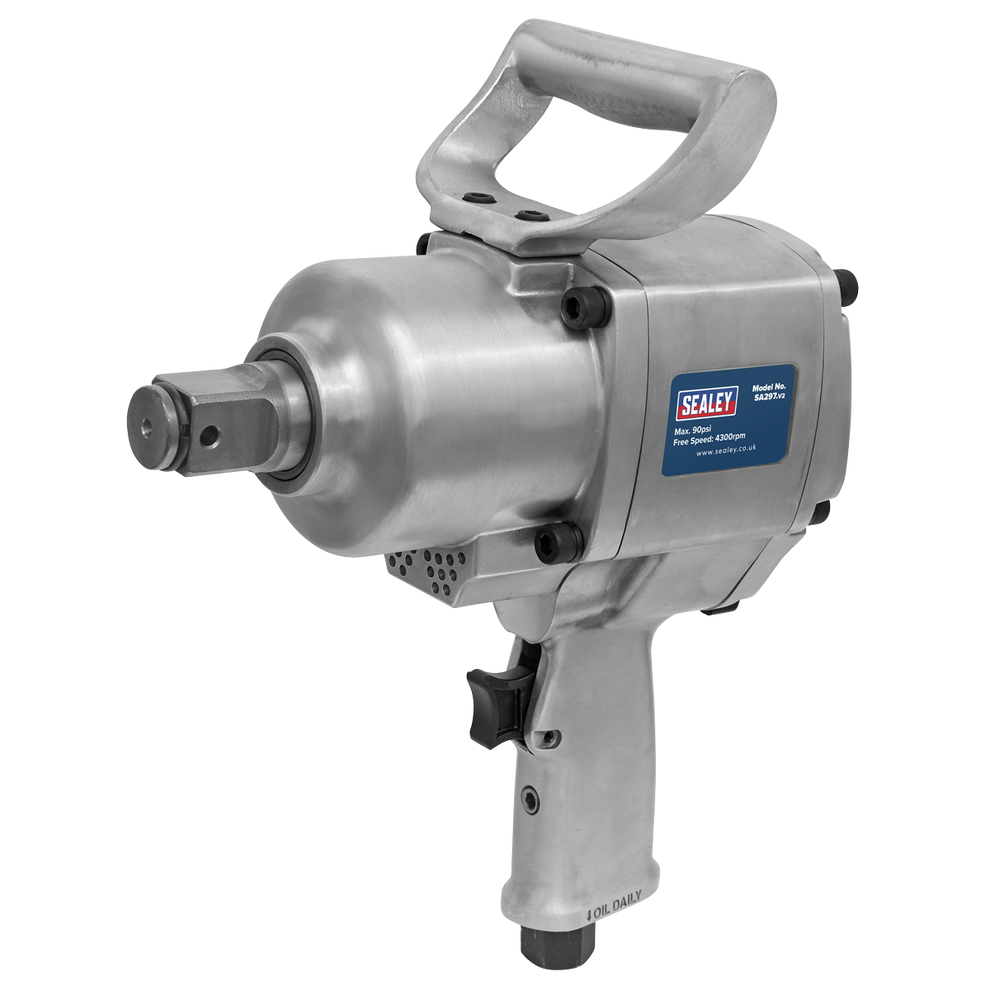 Buy 1"Sq Drive Air Impact Wrench - Twin Hammer, Sealey SA297, online ...